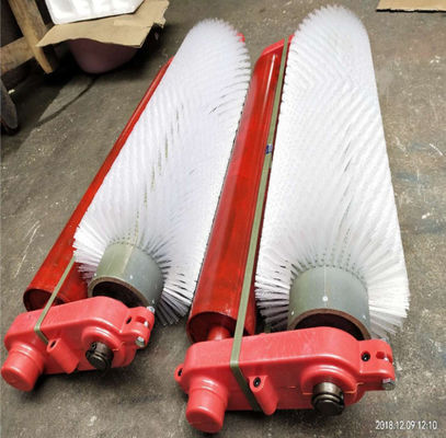 Motor Electric Rotary Nylon Cleaning Roller Brush Belt Cleaner Untuk ...